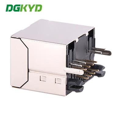 Китай DGKYD52T1188AB1A1DY1008 180 градусов прямое вставка RJ45 сетевой разъединитель сетевой кабельный разъем продается