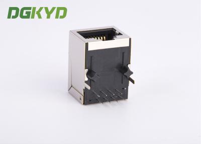 Chine Connecteur gauche simple de l'entrée 100Base-T RJ45 de côté de bâti de panneau pour la caméra de télévision en circuit fermé à vendre