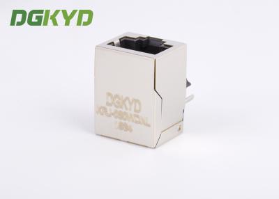 Chine Connecteur gauche simple de l'entrée 100Base-T RJ45 de côté de bâti de panneau pour la caméra de télévision en circuit fermé à vendre