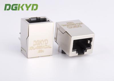 Chine Connecteur gauche simple de l'entrée 100Base-T RJ45 de côté de bâti de panneau pour la caméra de télévision en circuit fermé à vendre