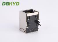China Right Angle DIP Modular Jack 8P8C RJ45 with Transformer - 21.3mm Length, 1500Vrms Isolation, Surface Mount for sale