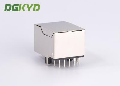 Chine Crics magnétiques gauches simples du connecteur RJ45 de réseau avec le transformateur 1000Mb à vendre