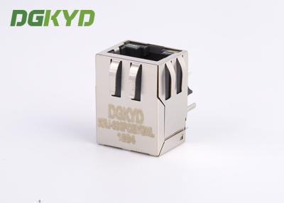 Chine 1 PoE protégé gauche RJ45 avec la base-TX de Jack 100 d'Ethernet de transformateur pour le routeur à vendre