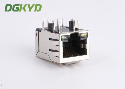 Chine 1 PoE protégé gauche RJ45 avec la base-TX de Jack 100 d'Ethernet de transformateur pour le routeur à vendre