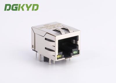 Chine 1 PoE protégé gauche RJ45 avec la base-TX de Jack 100 d'Ethernet de transformateur pour le routeur à vendre