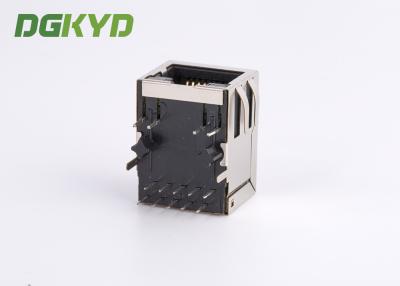 Chine 1 PoE protégé gauche RJ45 avec la base-TX de Jack 100 d'Ethernet de transformateur pour le routeur à vendre