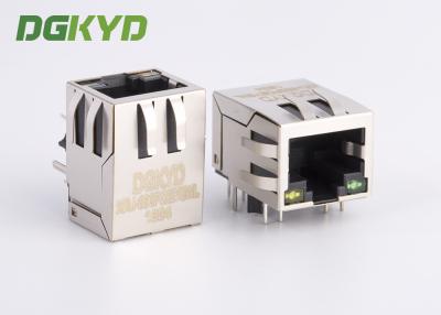 Chine 1 PoE protégé gauche RJ45 avec la base-TX de Jack 100 d'Ethernet de transformateur pour le routeur à vendre