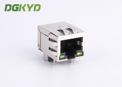China RJ45 Magnetics Connector , Megabit Ethernet Network Rj45 Shielded Plug, G/Y for sale