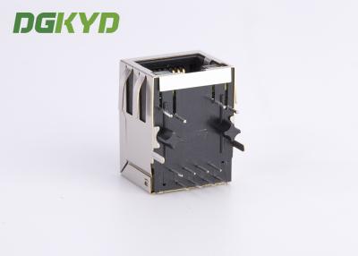 China RJ45 Magnetics Connector , Megabit Ethernet Network Rj45 Shielded Plug, G/Y for sale