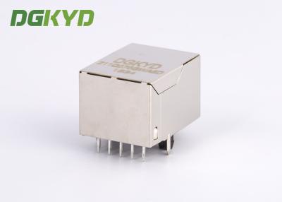 China Right Angle RJ45 with Transformer gigabit Network Connector Integrated filter for sale