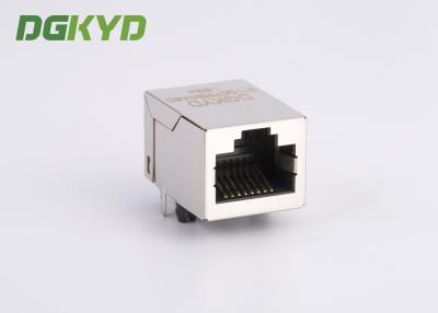 China Right Angle RJ45 with Transformer gigabit Network Connector Integrated filter for sale