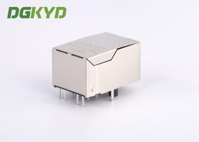 Chine Le cric intégré rj45 d'impulsion de magnetics a protégé le connecteur avec LED, port simple à vendre