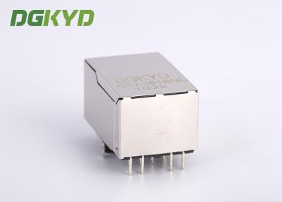 Cina Il metallo ha protetto RJ45 la magnetica, connettore di PoE Rj45 di megabit con magnetica, 100Mb in vendita