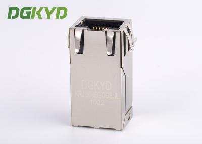 중국 12개 핀은 1000 토대를 보호했습니다 - TX 산업적 통합된 자기학 RJ45 연결기, 바이컬러가 이르렀습니다 판매용