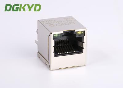 Chine Entrée supérieure RJ45 Lan Jack With PoE, connecteur gauche simple de 180 degrés d'Ethernet pour le routeur à vendre