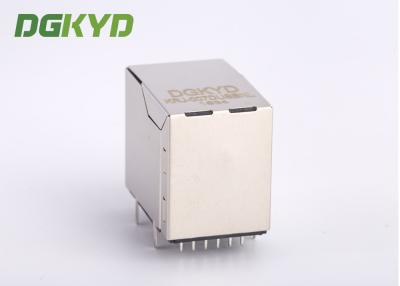 China Integrated rj45 USB connector with 10/100base transformer, RJ45 over USB2.0 JACK for sale