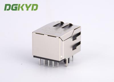 Chine Le port simple de connecteur industriel d'Ethernet a intégré le cric du magnetics rj45 à vendre