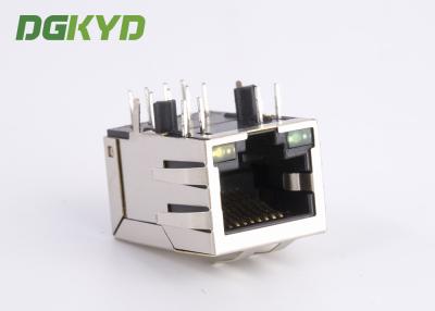 China Net Bridge RJ45 Connector With Lan Filter 10 / 100 Base Side Entry Factory Customized for sale