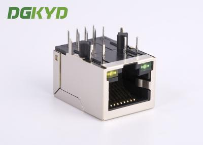 China China Supplier Cat5 Megabit Integrated Magnetic RJ45 Connector Female Jack for sale