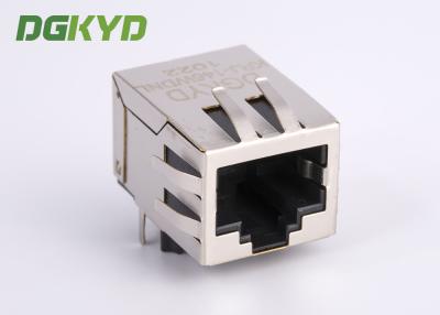 중국 트랜스 Ethernet 케이블 연결기와 옳은 각 10 / 100 토대 RJ45 모듈러 잭 판매용