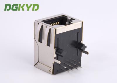 중국 트랜스 Ethernet 케이블 연결기와 옳은 각 10 / 100 토대 RJ45 모듈러 잭 판매용