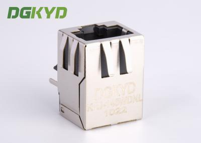 중국 트랜스 Ethernet 케이블 연결기와 옳은 각 10 / 100 토대 RJ45 모듈러 잭 판매용