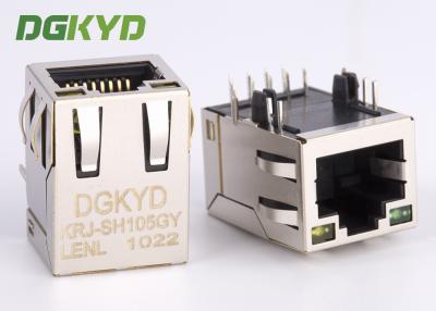 Chine 10/100 jonction de câble Ethernet BASSE Jack féminin 8P8C RJ45 avec le transformateur à vendre