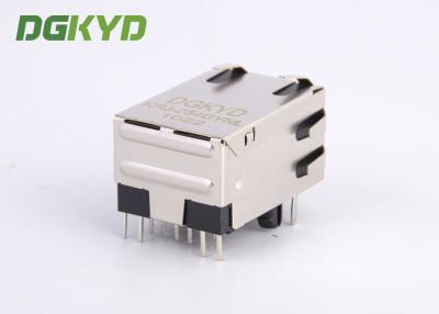 중국 100 기본적인 고양이 5 광섬유 송수신기를 위한 단 하나 항구 6 핀 Rj45 랜 잭 판매용