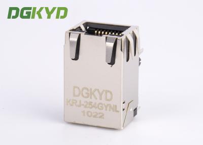 중국 100 기본적인 고양이 5 광섬유 송수신기를 위한 단 하나 항구 6 핀 Rj45 랜 잭 판매용