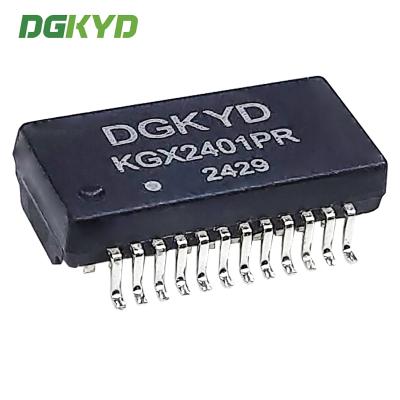China KGX2401PR 1000M Transformador de red base-T Ethernet Filtro de aislamiento Ethernet Transformador SMD en venta
