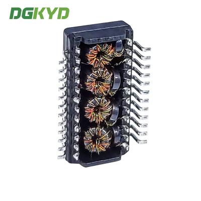 China KGX2401PR 1000M Transformador de red base-T Ethernet Filtro de aislamiento Ethernet Transformador SMD en venta