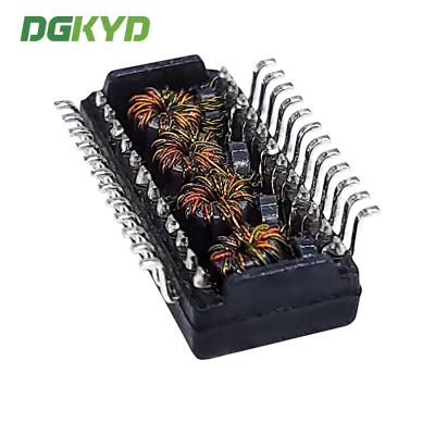 China KGX2401PR 1000M Transformador de red base-T Ethernet Filtro de aislamiento Ethernet Transformador SMD en venta