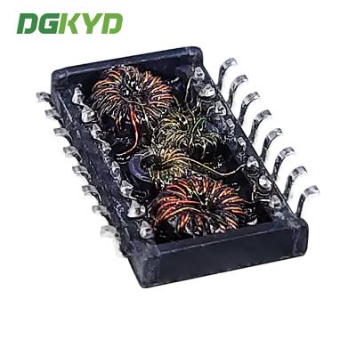 China KH1612PR 100M Transformador de red base-T Ethernet Filtro de aislamiento Ethernet Transformador SMD en venta