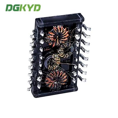 China KH1612PR 100M Transformador de red base-T Ethernet Filtro de aislamiento Ethernet Transformador SMD en venta