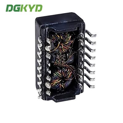 China KHP1601SR 100M Transformador de red base-T Ethernet Filtro de aislamiento Ethernet Transformador SMD en venta