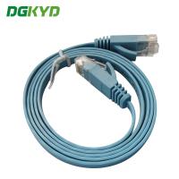 China Cat6 Flat Ethernet Patch Cable RJ45 UTP 100±15Ω Impedance with CE/UL Certification for Network Applications for sale