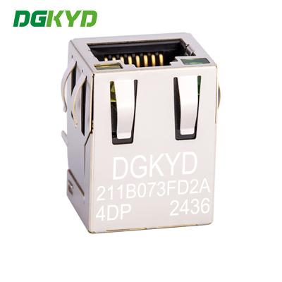 China DGKYD211B073FD2A4DP RJ45 Stecker POE Schnittstelle TAB-UP Ethernet Filter zu verkaufen