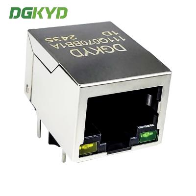 China 1000BASE RJ45 Connector Network Interface Ethernet Filtering DGKYD111Q070BB1A1D for sale