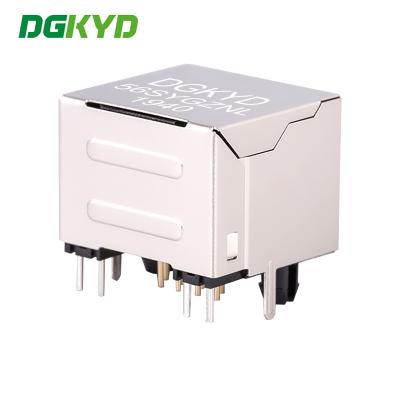 Cina Portone singolo jack blindato RJ45 senza trasformatore, 10/100/1000BASE connettore 8p8c DGKYD-56SYGZNL in vendita