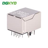 China RJ45 100Mbps Connector Network Port Socket 8P8C Compact Window Surface with LED for sale