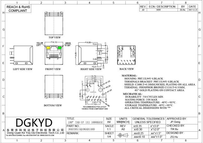 RJ45 connector product image