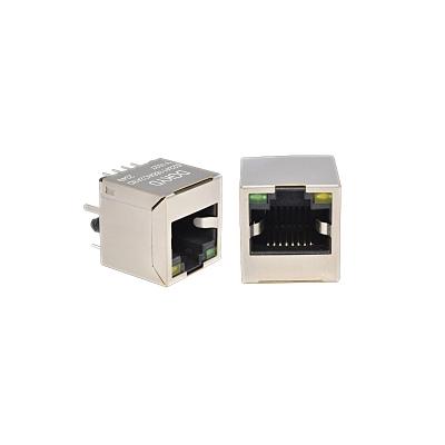 China DGKYD RJ45 Connector 8P8C with LED Green/Yellow -40℃ to 85℃ for sale