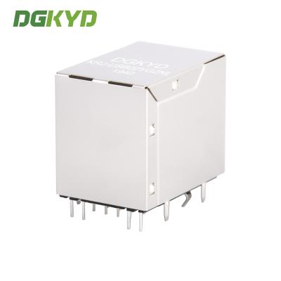 China Integrated Tab Up RJ45 USB Network Connector with usb 2.0 for PCMCIA Net Card KRJ-USB02YGZNL for sale