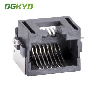 China KRJ-72A75MMNL SMT Ethernet socket RJ45 without transformer sink type communication interface for sale