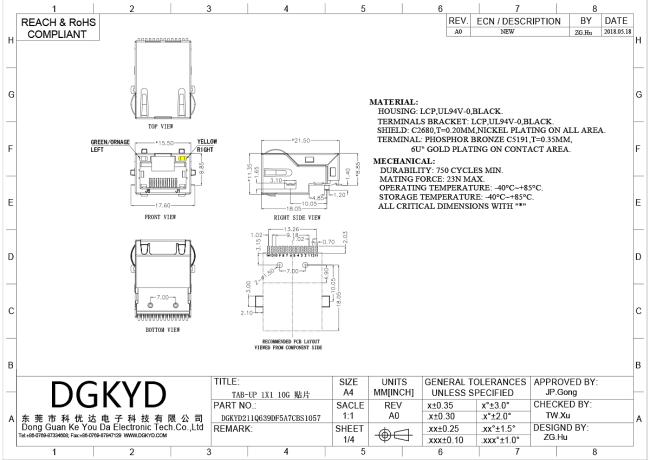 RJ45 connector product image