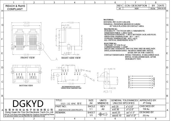 RJ11 Connector product image