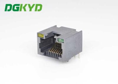 China Al Plastic Hoofdcontactdoos met het Lage Profiel RJ45 van Lampcellen 8p8c Te koop
