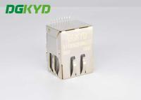 China SMD RJ45 Modular Jack 8p8c Single Port with Band Filter for 10/100/1000 BASE-T Networks for sale