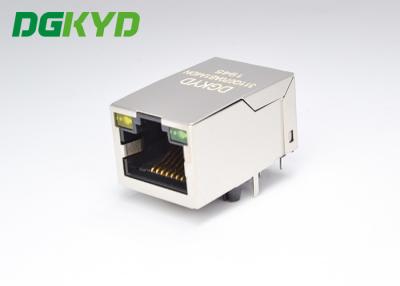 China DGKYD311Q070AB1A4DN Shielded Tab Up Gige Cat6 RJ45 Single Port PBT Housing for sale