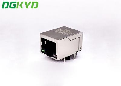 China Modular Single Port RJ45 Gigabit Connector With Filter Outlet for sale